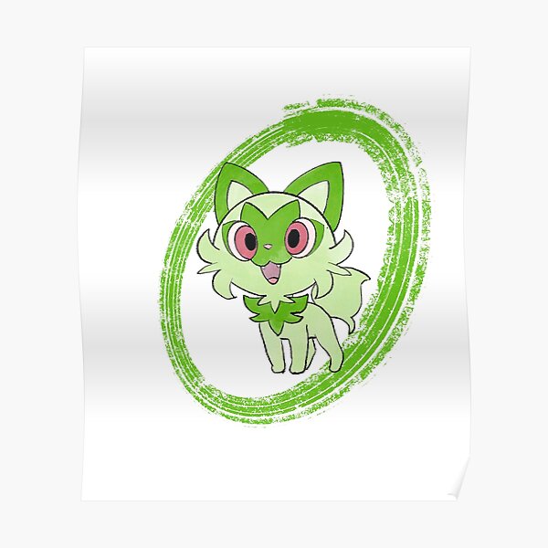 "Sprigatito" Poster for Sale by ZentriumChimp | Redbubble