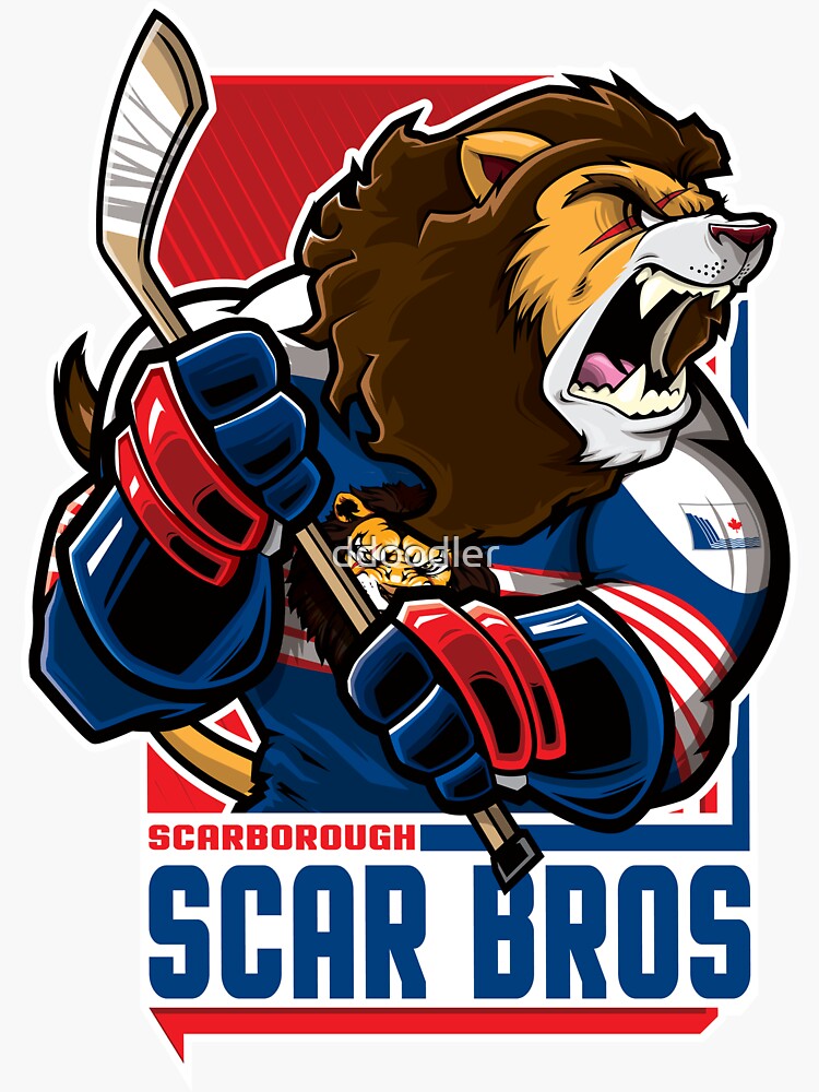 "Scar Bros" Sticker by ddoodler | Redbubble