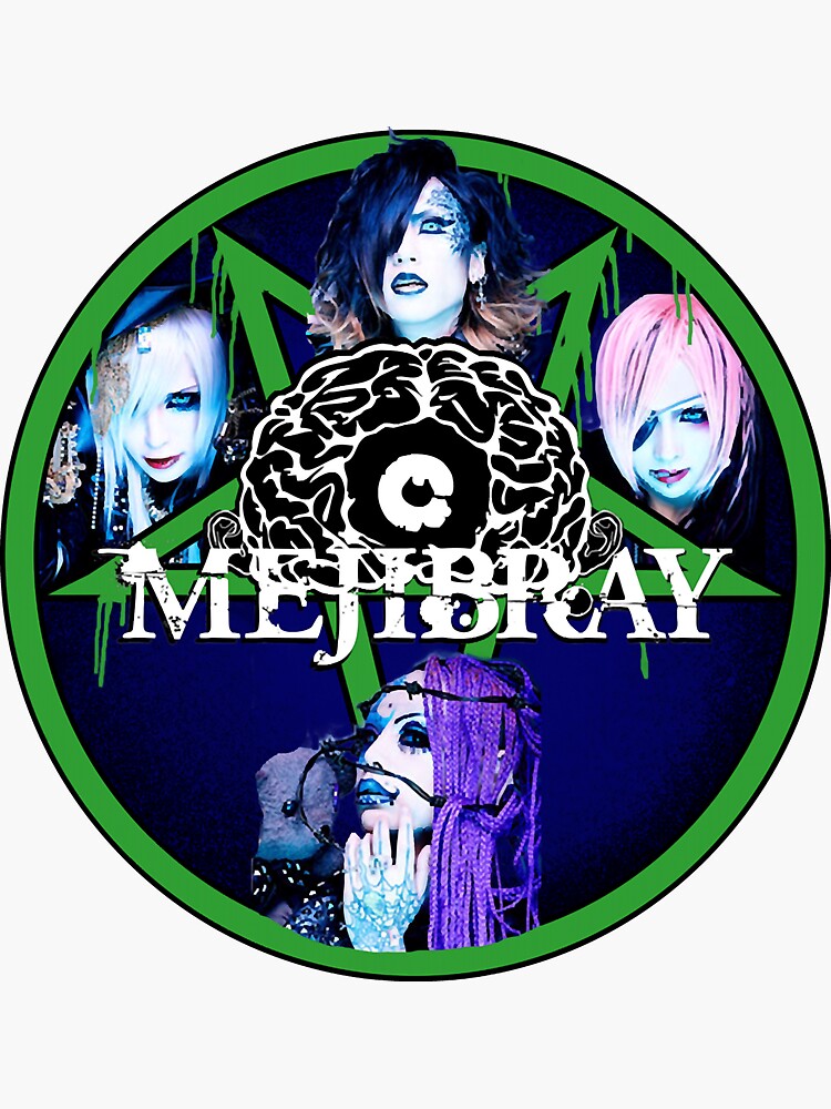 "Mejibray (visual kei)" Sticker by DebraPrimrose | Redbubble