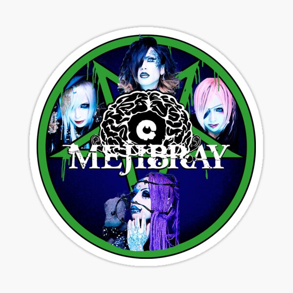 "Mejibray (visual kei)" Sticker by DebraPrimrose | Redbubble