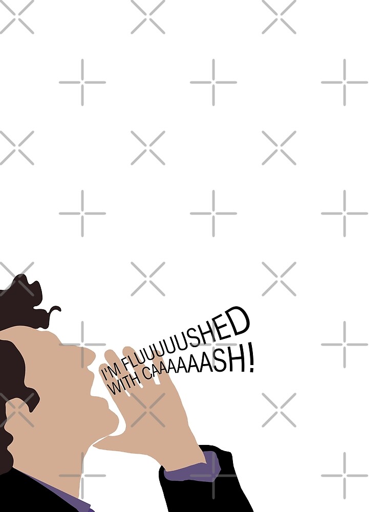 "Parks & Recreation - Jean Ralphio, Flushed with Cash" Scarf for Sale ...