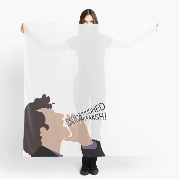 "Parks & Recreation - Jean Ralphio, Flushed with Cash" Scarf for Sale ...