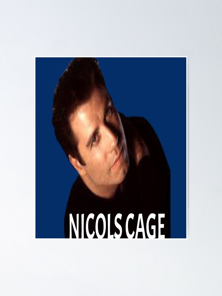 "JOHN TRAVOLTA FACE TO NICOLAS CAGE FACE OFF " Poster for Sale by ...
