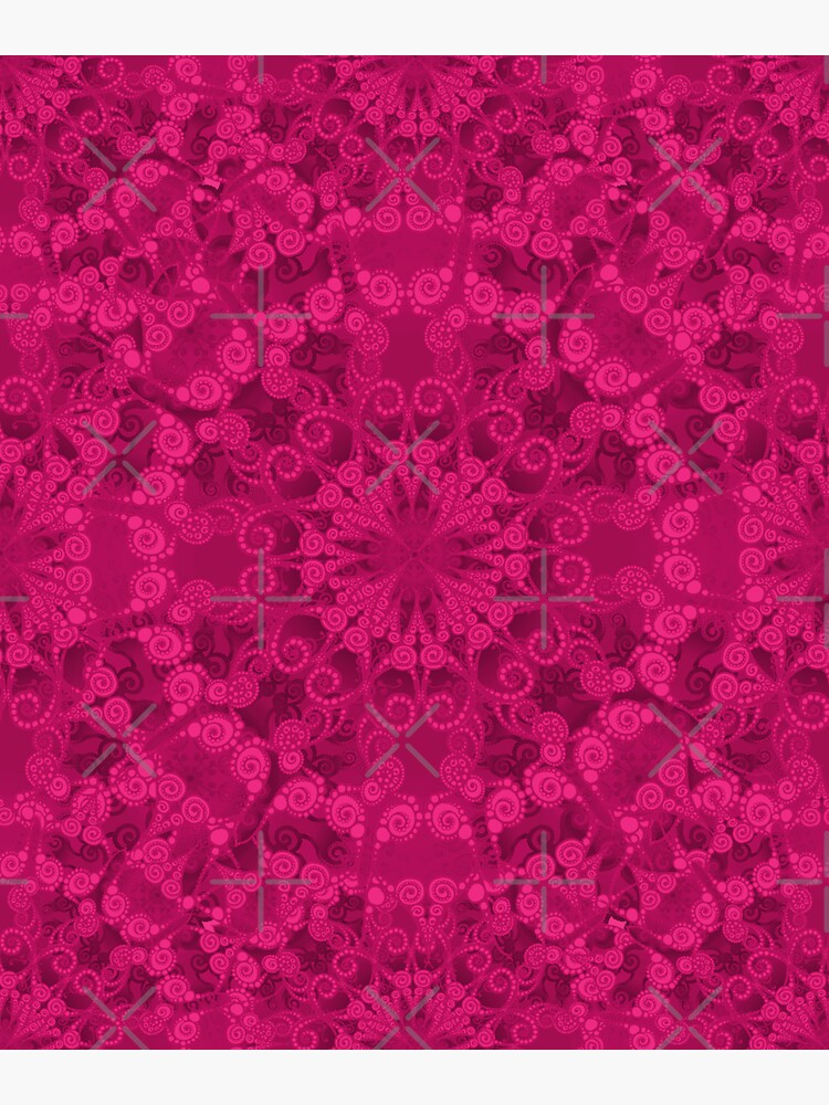 "Mandala raspberry" Sticker by pearlposition | Redbubble
