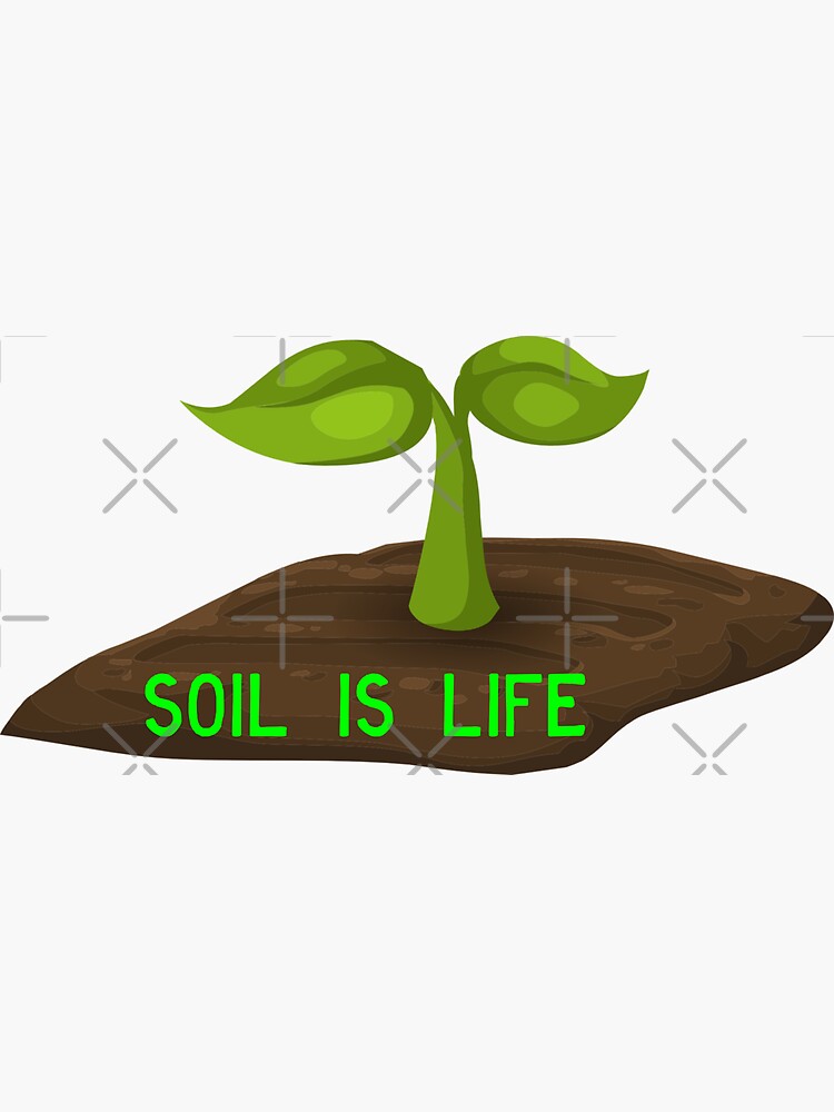 "Soil Conservation" Sticker by cheekybb | Redbubble