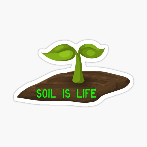 "Soil Conservation" Sticker by cheekybb | Redbubble