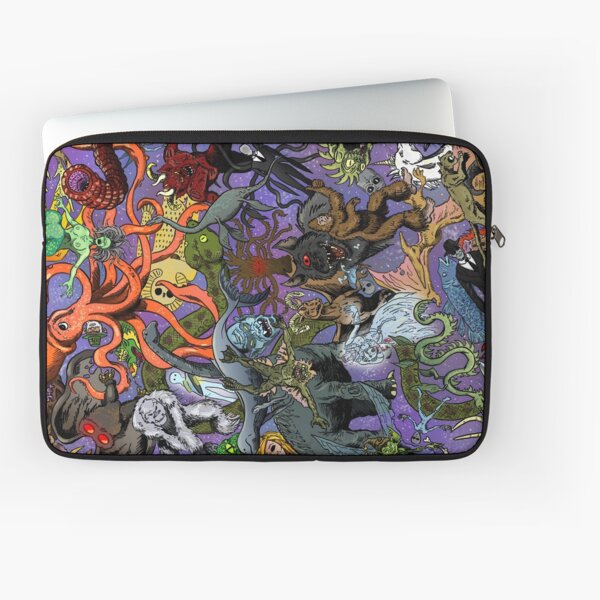 "Cryptid Creatures and Mysterious Monsters" Laptop Sleeve for Sale by ...