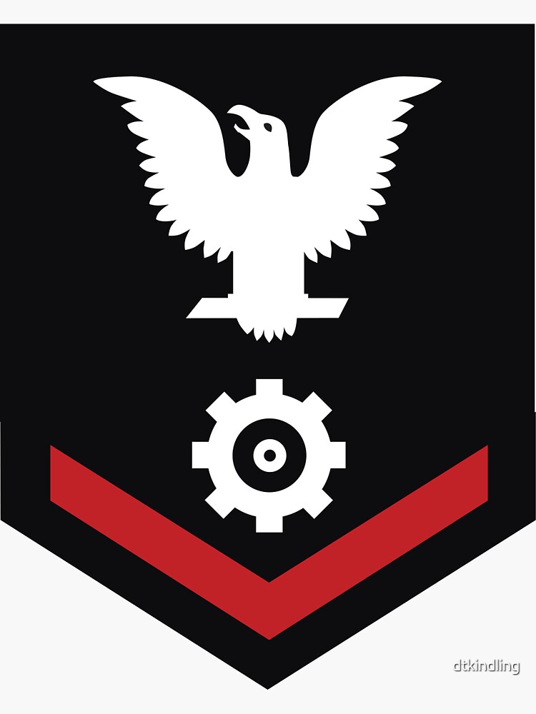 "EN3 Engineman Third Class" Sticker for Sale by dtkindling | Redbubble