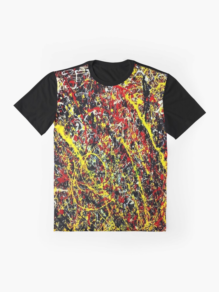 "Art Work by jackson pollock" Graphic T-Shirt for Sale by RzkLuxe2shop ...