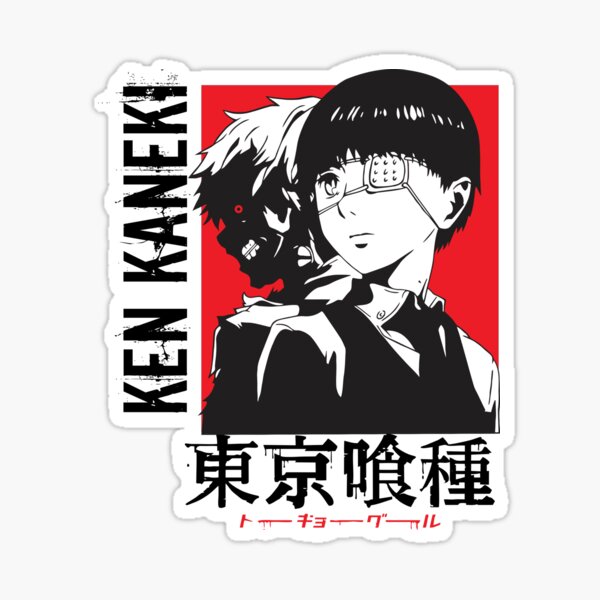 "kaneki ken" Sticker by cremadesign | Redbubble