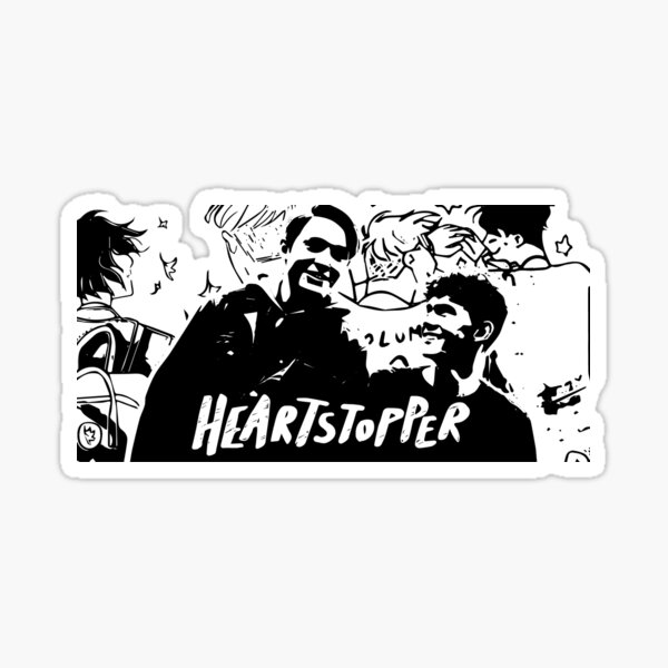 "Heart Stopper⭐⭐⭐⭐⭐" Sticker by Beni-Beni | Redbubble