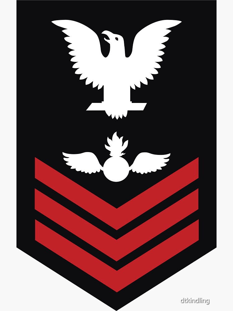 "AO1 Aviation Ordnanceman First Class" Sticker for Sale by dtkindling ...