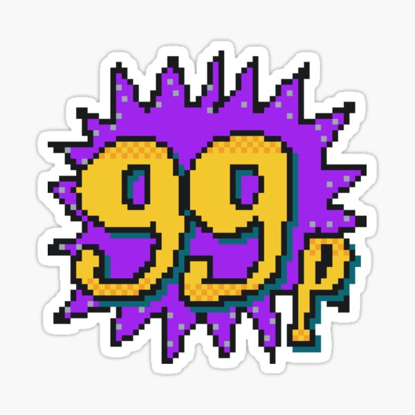 "99p - what a bargain" Sticker for Sale by MoMoJaJa | Redbubble