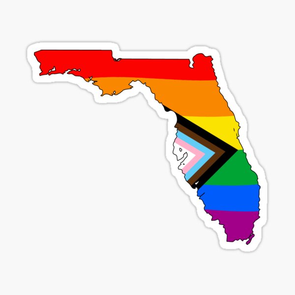 "Florida Progress Pride" Sticker for Sale by Gayesthetic | Redbubble