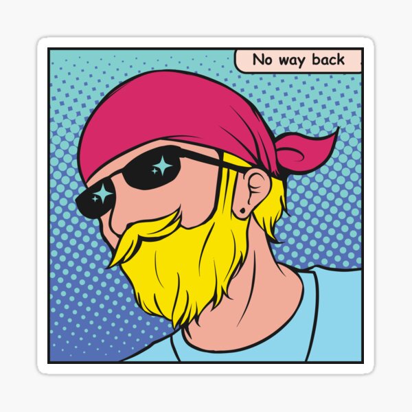 "No Way Back,pop art,vintage,pop culture,cartoon,colorful,fun,fashion ...