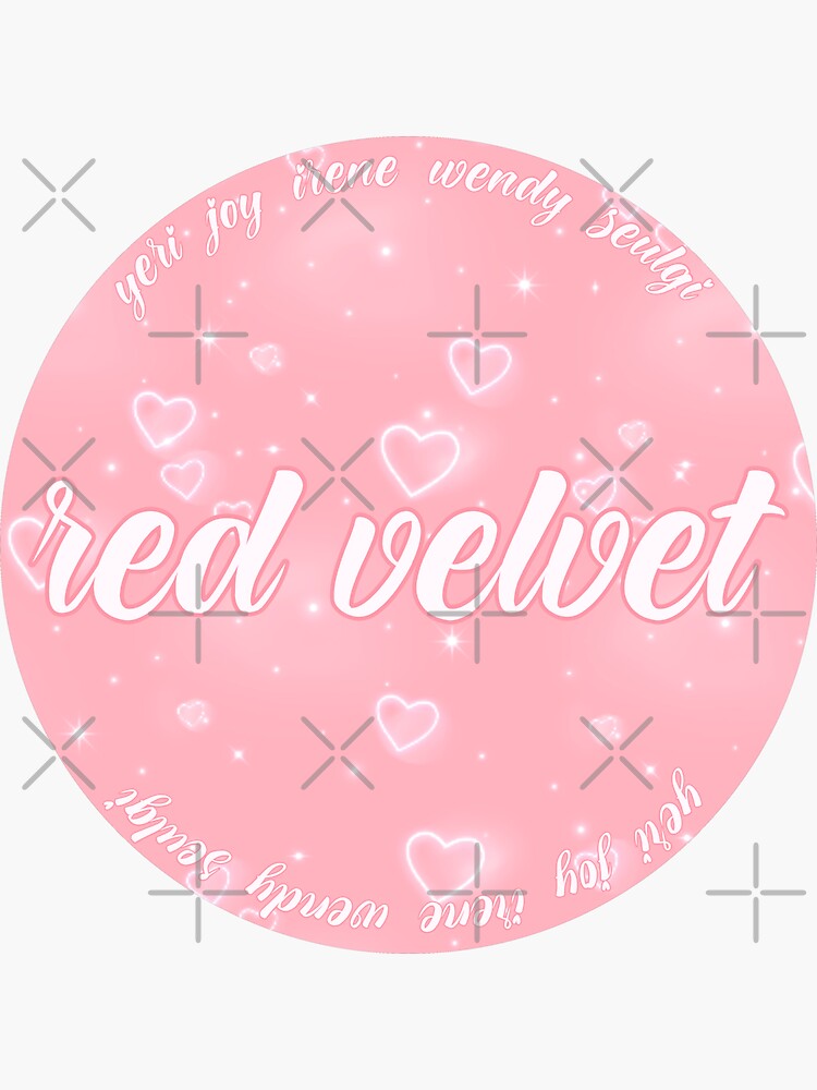 "red velvet" Sticker by holkiepolkie | Redbubble