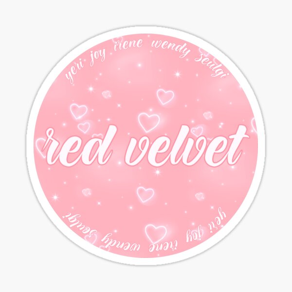 "red velvet" Sticker by holkiepolkie | Redbubble