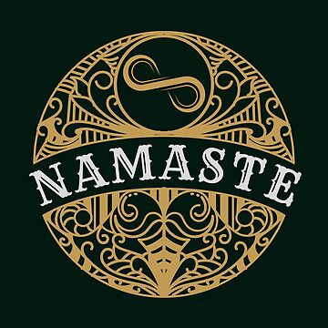 "Namaste and Infinity symbol, spiritual" Sticker for Sale by ...