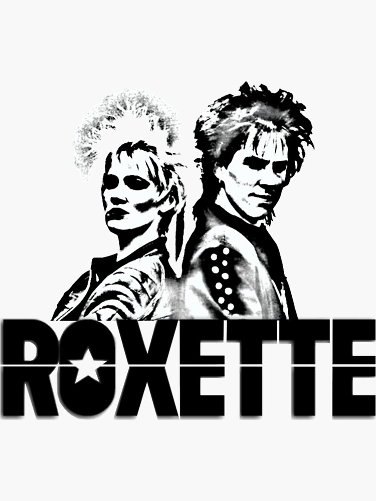"Roxette" Sticker for Sale by ressaewbd2 | Redbubble