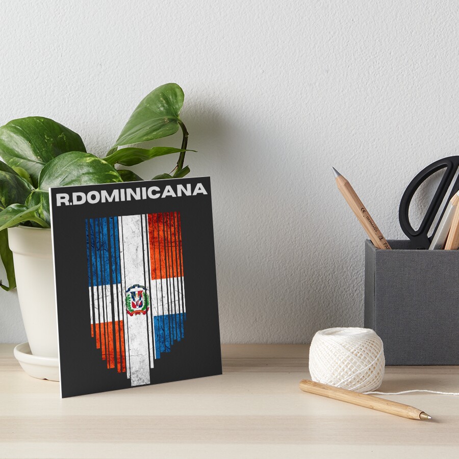 "Dominican Republic flag " Art Board Print for Sale by eka123 | Redbubble