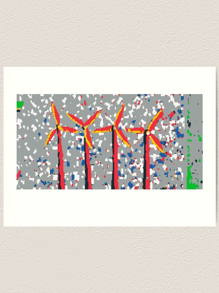 "Wind Turbines" Art Print for Sale by MoMoJaJa | Redbubble