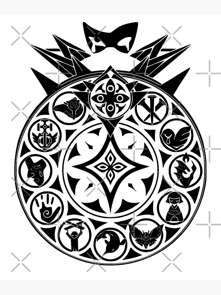 "Genshin Impact Fatui Harbingers - Schwarz" Poster von TeyvatTailor ...