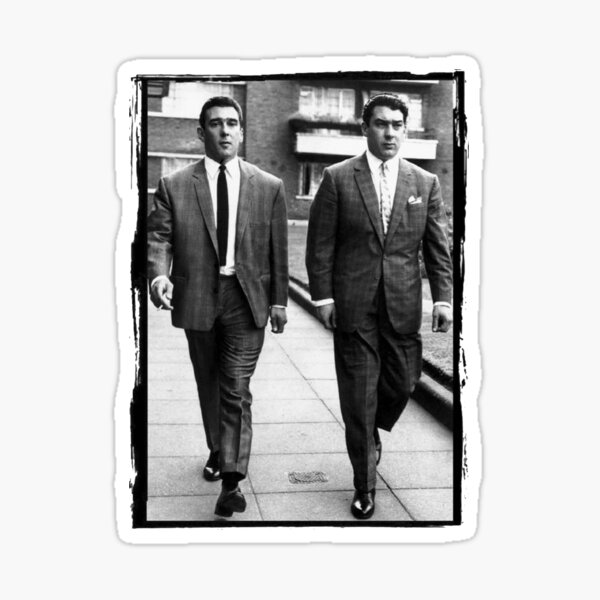 "The Kray Twins" Sticker for Sale by shopGymMers | Redbubble