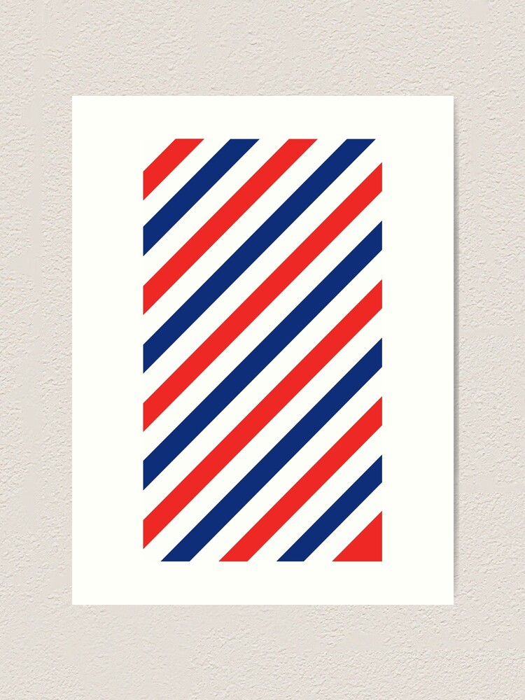 "Barber Stripes" Art Print for Sale by XOOXOO | Redbubble