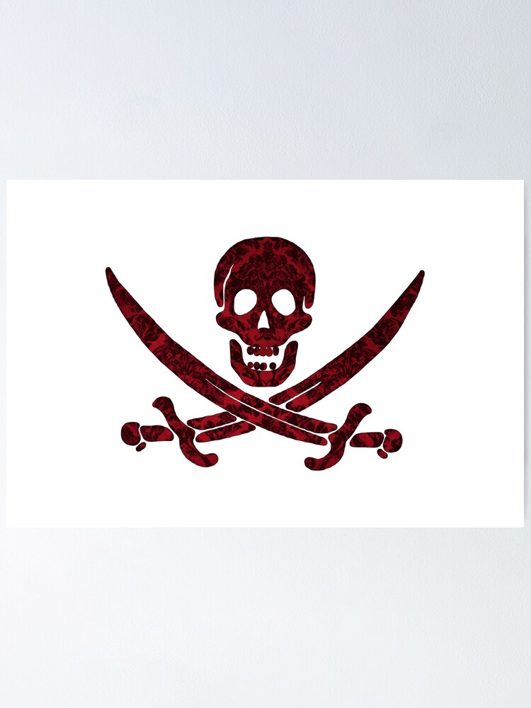 "Pirate Rackham Flag" Poster for Sale by WilDodo | Redbubble
