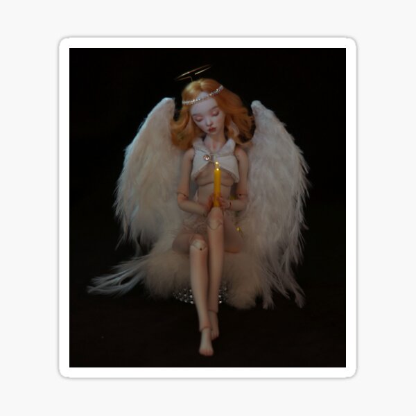 "Angel" Sticker for Sale by Marynasdolls | Redbubble