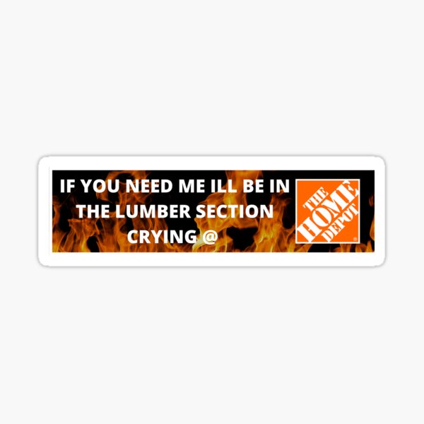 "Home Depot Sticker" Sticker by leilaniferree | Redbubble