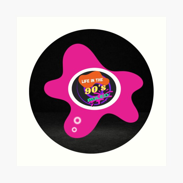 "Pink Gak Fanart Life in the 90's Ruled Nickelodeon Nostalgia Funny ...