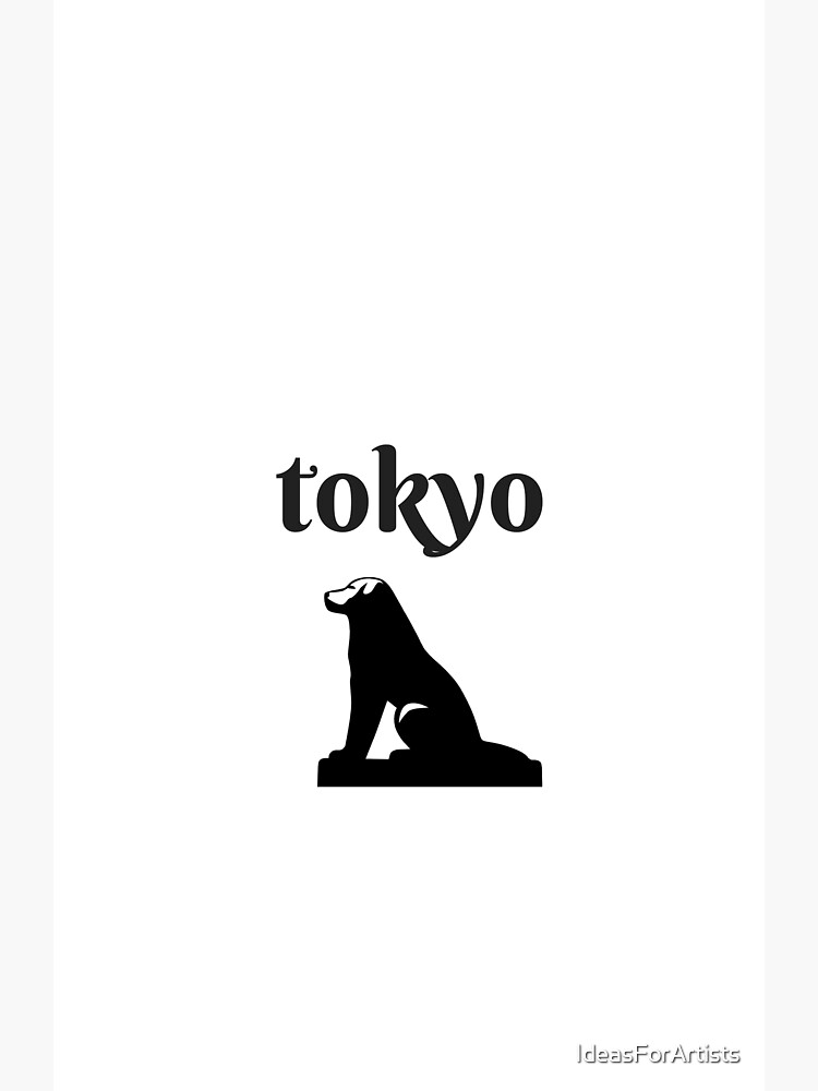 "TOKYO Hachiko sculpture" Sticker by IdeasForArtists | Redbubble