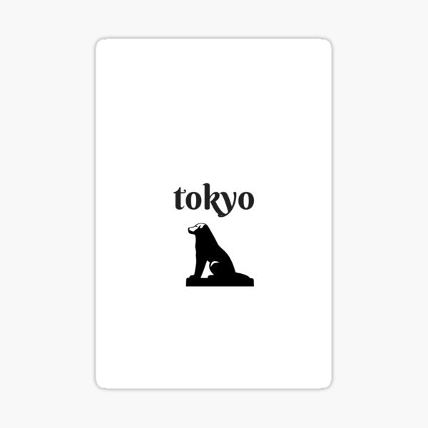 "TOKYO Hachiko sculpture" Sticker by IdeasForArtists | Redbubble