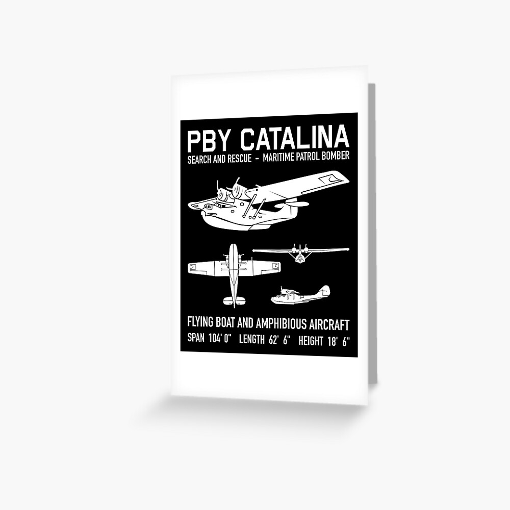 "PBY Catalina American WW2 Flying Boat Cutout Silhouettes Gift ...