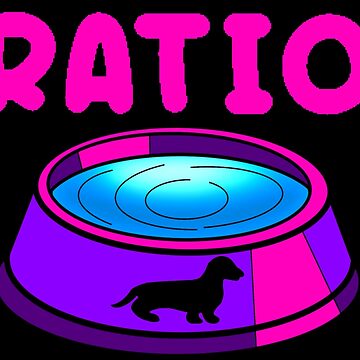 "Ratio" Sticker for Sale by CutestWieners | Redbubble