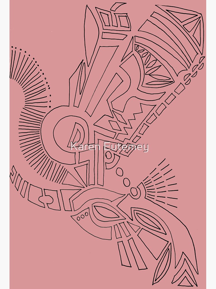 "Rose Blast!" Sticker by keutemey | Redbubble