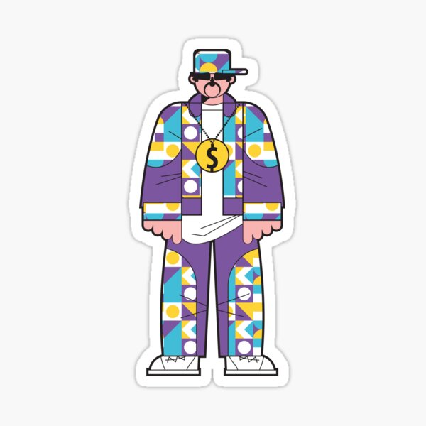 "Rapper" Sticker by dmitrysytnikov | Redbubble