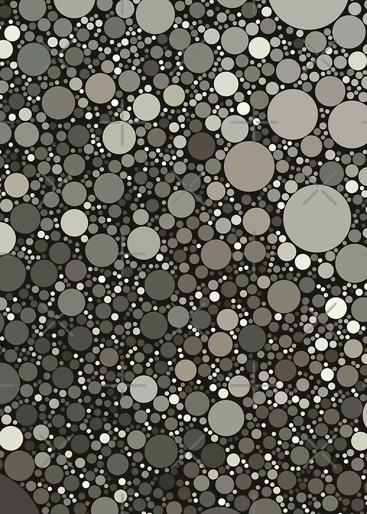 "Warmer Shades of Grey Polka Dots Bubble Pattern " by patternsoup ...