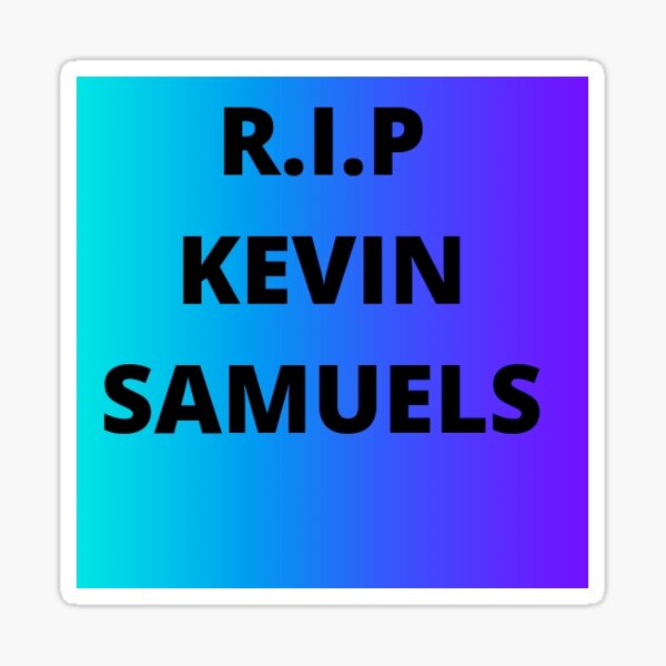 "R.I.P. Kevin Samuels " Sticker by AsserArt | Redbubble
