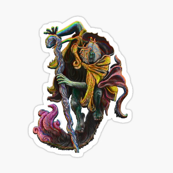 "The Fell Omen (NO Background)" Sticker for Sale by GlamorousUnwell ...