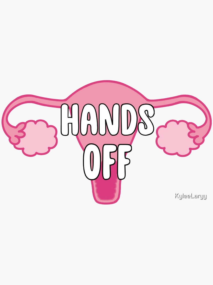 "Hands Off" Sticker by KyleeLaryy | Redbubble