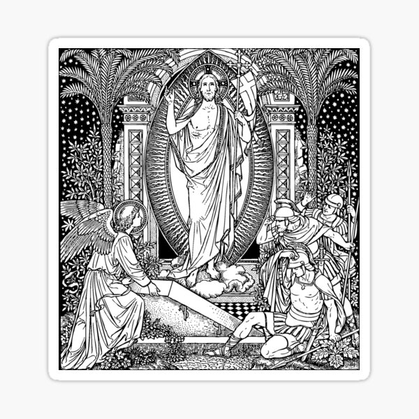 "Resurrection of Our Lord" Sticker for Sale by DeoGratias | Redbubble