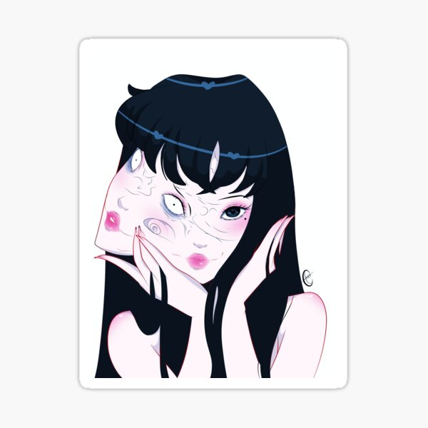 "Tomie" Sticker for Sale by kassandora | Redbubble