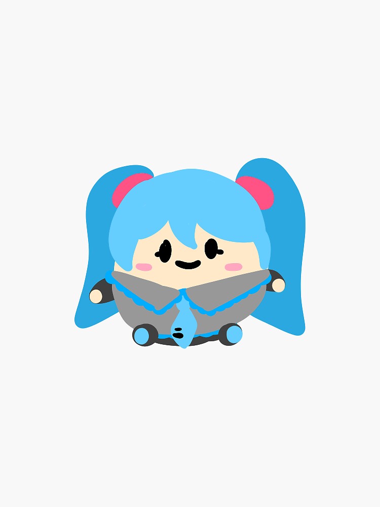 "Hatsune Miku Ball" Sticker for Sale by JYoshimon | Redbubble