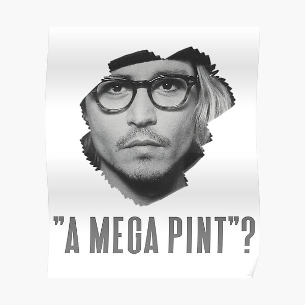 "A Mega Pint - Mega Pint Of Wine" Poster by memesking | Redbubble