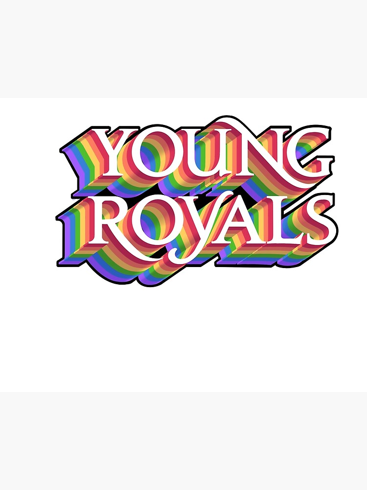 "Young Royals pride logo" Art Print for Sale by daddymactinus | Redbubble