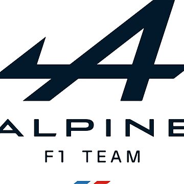 "alpine f1 logo" Sticker for Sale by Elliott Bryan | Redbubble