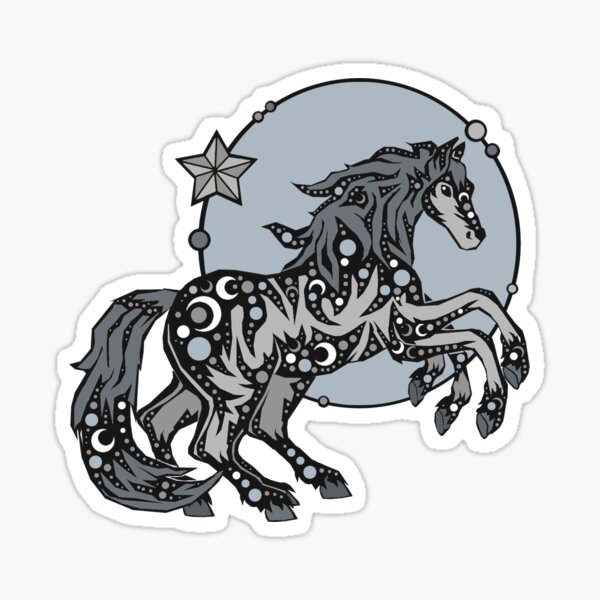 "Sleipnir" Sticker by rockgem | Redbubble