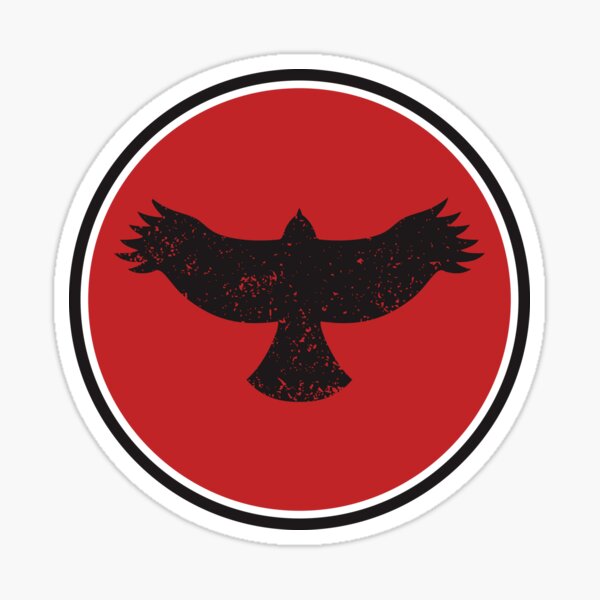 "Rip hawkins red eagle" Sticker by arashel | Redbubble
